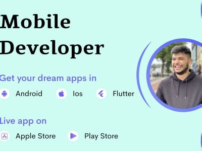 Expert Flutter Developer For Custom Android IOS Mobile App Development Upwork