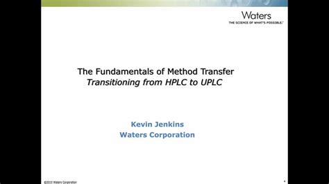 Liquid Chromatography Fundamentals Waters Videos