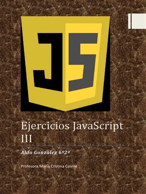 ejercicios javascript iii pdf