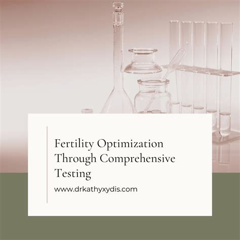 Fertility Optimization Using Comprehensive Functional Testing Dr