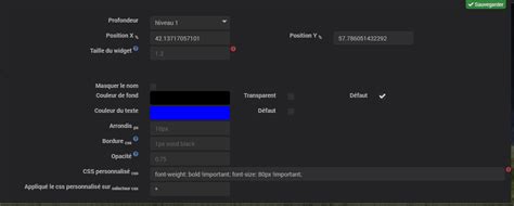 appliquer un css sur un élément du design design communauté jeedom