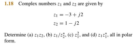 Solved 118 Complex Numbers Z1 And Z2 Are Given By