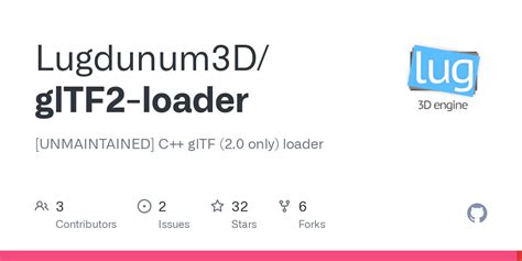 GitHub Lugdunum D GlTF Loader UNMAINTAINED C GlTF Only Loader