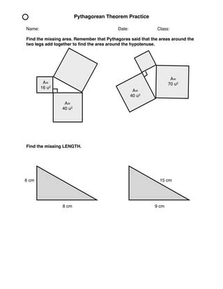 Pythagorean Practice PDF