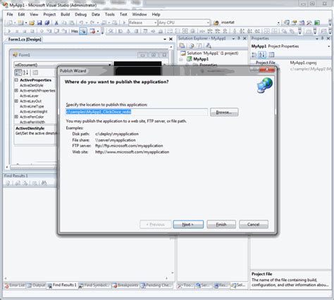60001388 Using Vdanycpusxszip To Create A Clickonce Installation