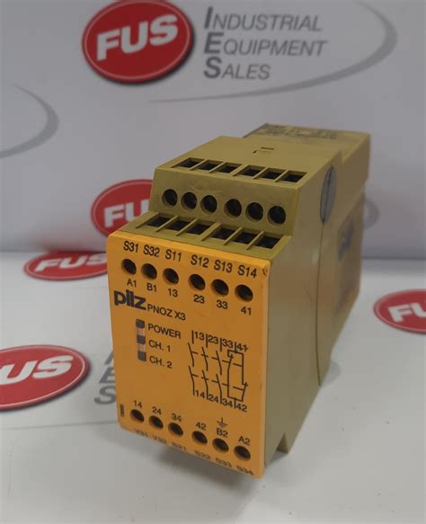 Pilz Pnoz X3 24vac24vdc Id 774310 Fus Industrial