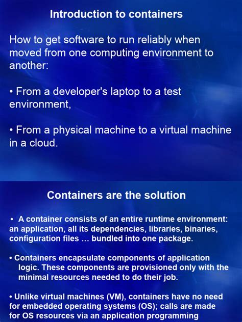3 Containers And Dockers Pdf Virtual Machine Operating System
