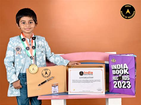 rithvik s appreciation india book of records