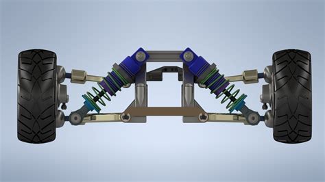 前端悬挂系统 Step 模型图纸下载 懒石网