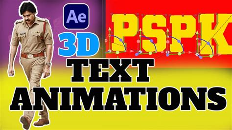how to create 3d text animations in after effects without any plugins ...