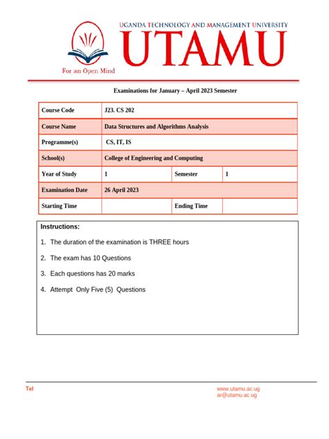 Cs 202 Data Structures Algorithms 1 1 Pdf Time Complexity