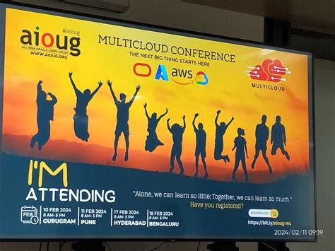 Sakshi Gawade On Linkedin Multicloud2024 Aioug