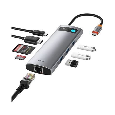 Baseus 8 In 1 USB C Hub Docking Station Kenyatronics