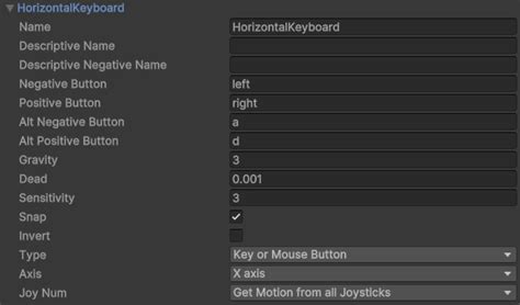 keyboard and controller feels different getting started unity