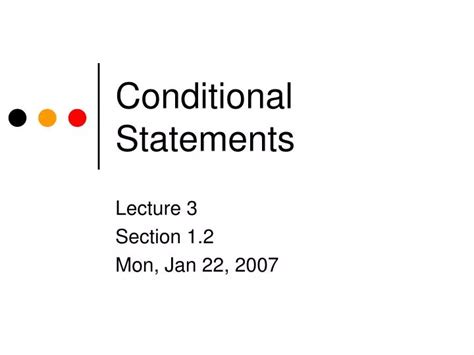 PPT Conditional Statements PowerPoint Presentation Free Download ID