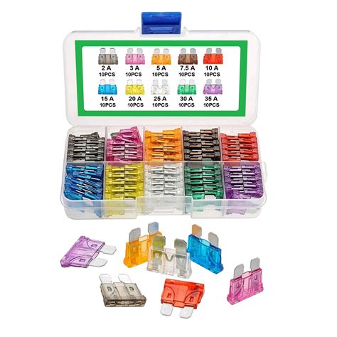 Standard Blade Fuse Assortment Kit Auto Car Fuses Vicedeal Standard Blade Fuse Assortment Kit Auto Car Fuses Vicedeal