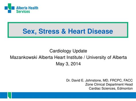 Ppt Sex Stress And Heart Disease Powerpoint Presentation Free Download Id 2133378