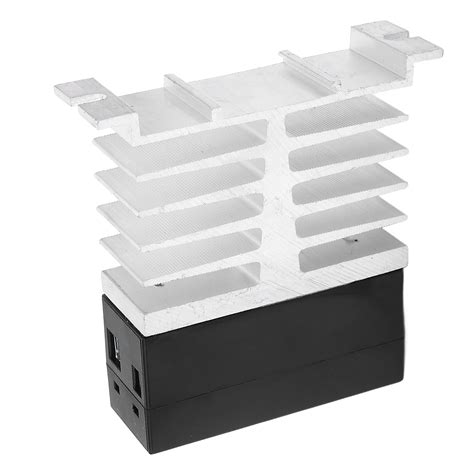 Solid State Relay Ssr 3‑32v Dc Input To 5‑220v Dc Output With Heat Sink