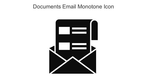 Documents Email Monotone Icon In Powerpoint Pptx Png And Editable Eps Format PPT Sample