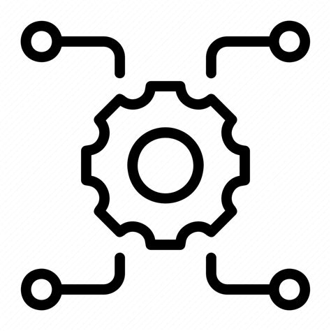 Microservices Hierarchy Scheme Network Setting Management Diagram Icon Download On