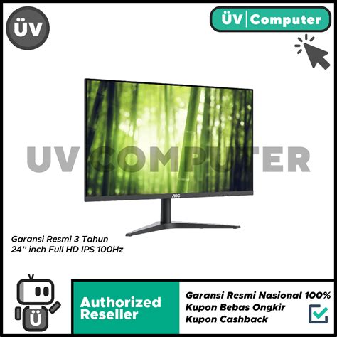 Jual Monitor LED LCD AOC 24B1XH2 24 Inch Full HD IPS 100Hz Shopee Indonesia