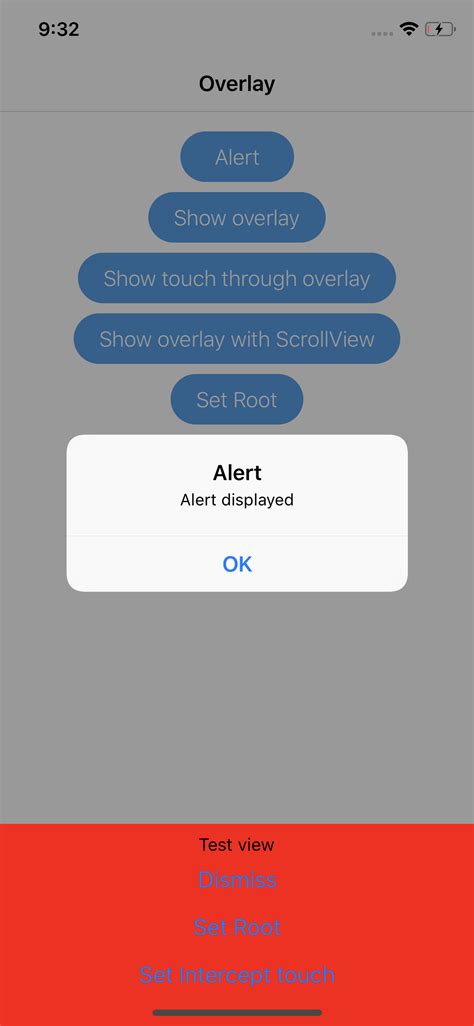 V IOS Overlay Displaying Over Alert Issue Wix React Native Navigation GitHub