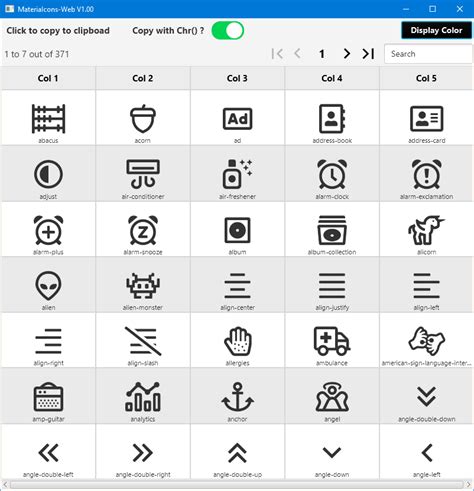 B4x Materialicons Web Font Chooser B4x Programming Forum