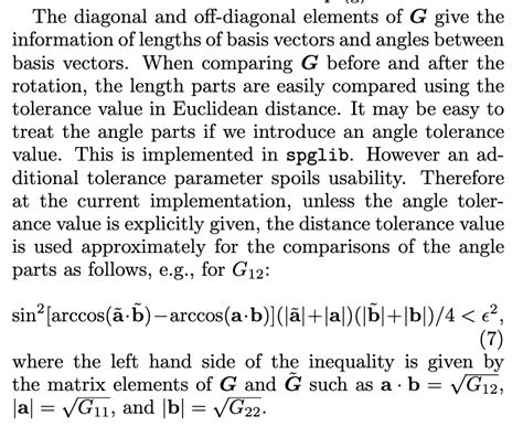 Tolerance Seems To Have No Effect When Calling Spggetdataset · Issue 123 · Spglibspglib