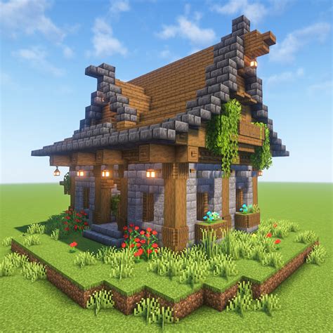 Rustic Medieval House Minecraft Build By Batcheen