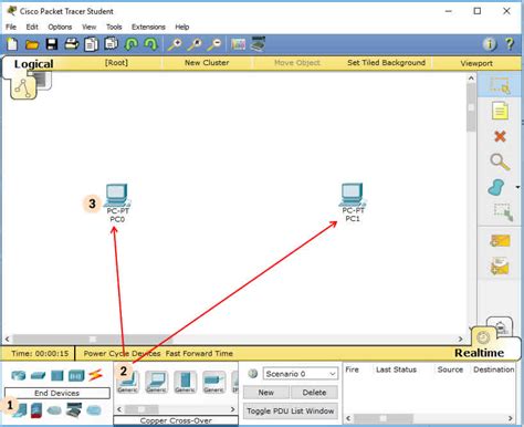 cara membuat silmulasi jaringan peer to peer pada packet tracer