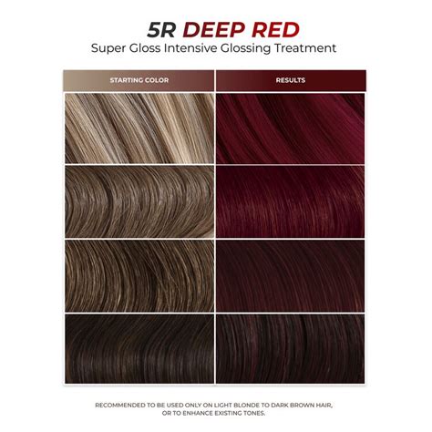 Xmondo 5r Deep Red Brown Super Gloss Intensive Glossing Treatment