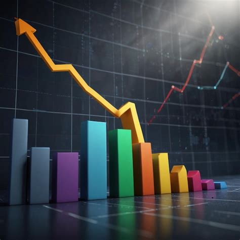 Statistics Graph 3d Icon Growing Bars Columns Premium Ai Generated Image