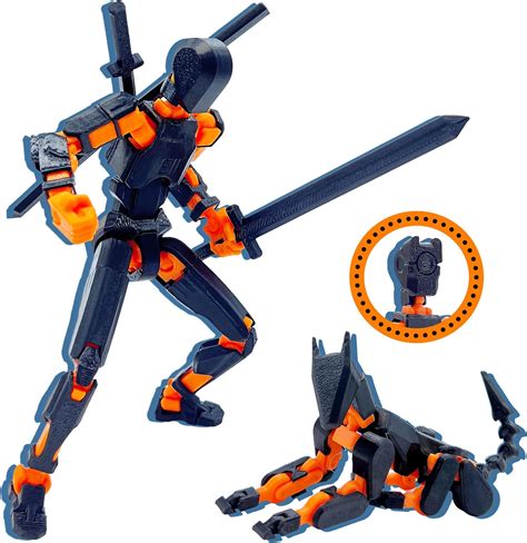 Amazon Assembly Completed T13 Action Figure Set 3D Printed Toys