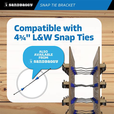 Heavy Duty Snap Tie Brackets For Concrete Formwork Sandbaggy