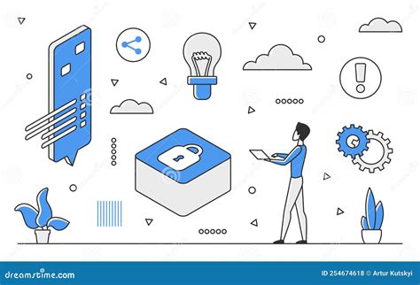 Safety Of Development Process Stock Vector Illustration Of Professional Progress 254674618