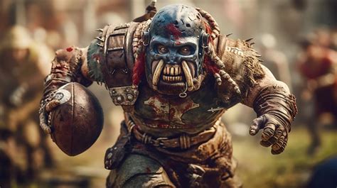 Turf And Thunder The Dwarf Juggernaut Fantasy Football Art Inspired