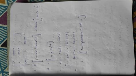 example 14 show that the value of the determinant left begin