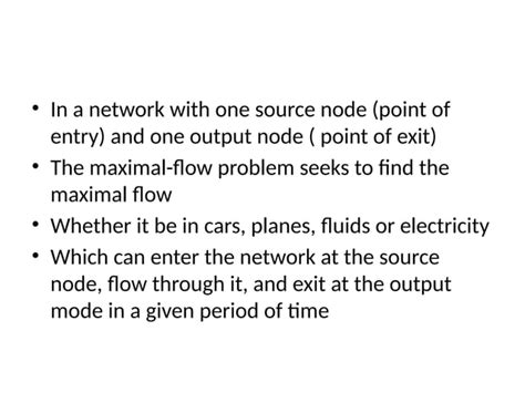 Maximal Flow Techniquepptx56107916761060 Pptx North America Travel Travel Locations