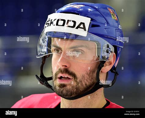 Czech Player Michal Repik Is Pictured During The Training Session Of Czech National Hockey Team