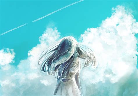 Looking Up Art By Fumiotok Rlycorisrecoil