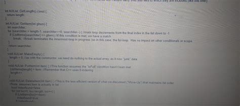Solved Implement The Getmean Function For The Aulist Which