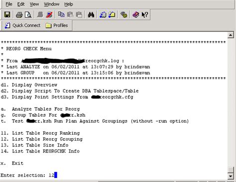Sap Db2 Tables Space Reorganization On Unix Sap Community