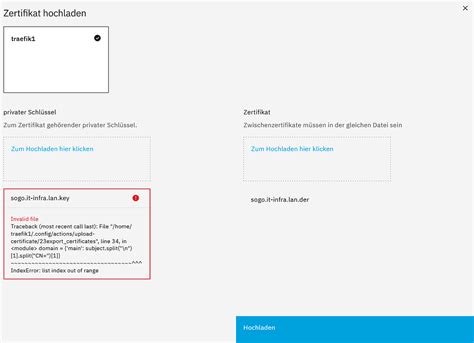 Certificate Upload Error Bug Nethserver Community