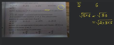 D Solution Ab Is A Real Number Between Two Real Numbers A And B There