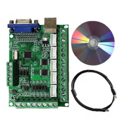 Mach3 V3 25 Usb 5 Axis Breakout Board Driver Motion Card Controller For Cnc Cutting Engraving