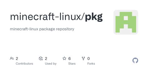 GitHub Minecraft Linux Pkg Minecraft Linux Package Repository