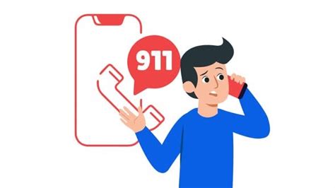 Man Calling 911 For An Emergency 911 Emergency Call 911 Emergency