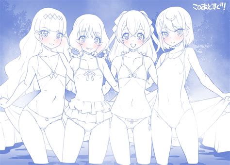 Nagomi Yui Fuwa Kokone Kasai Amane And Hanamichi Ran Precure And 1