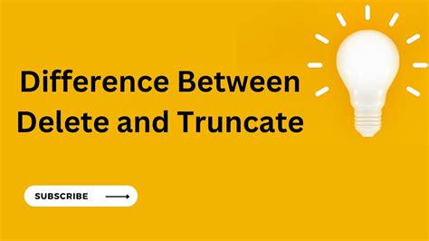 SQL Server Understanding The Difference Between DELETE And TRUNCATE YouTube