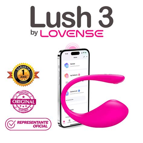 Lovense Lush 3 Vibrador De Ponto G Interativo Via Bluetooth